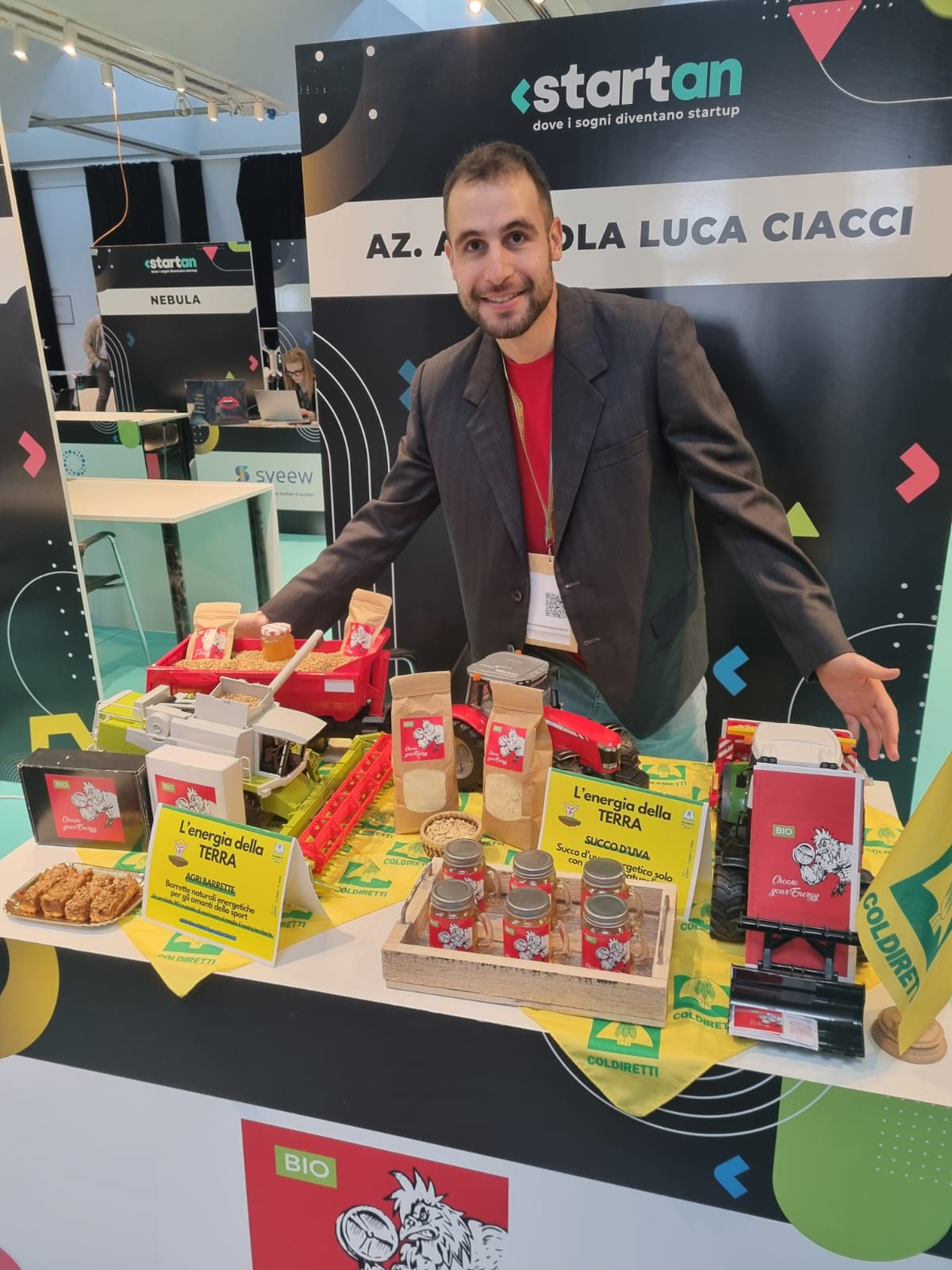 Coldiretti, a Luca Ciacci il premio StartAn con la sua agri-barretta ...
